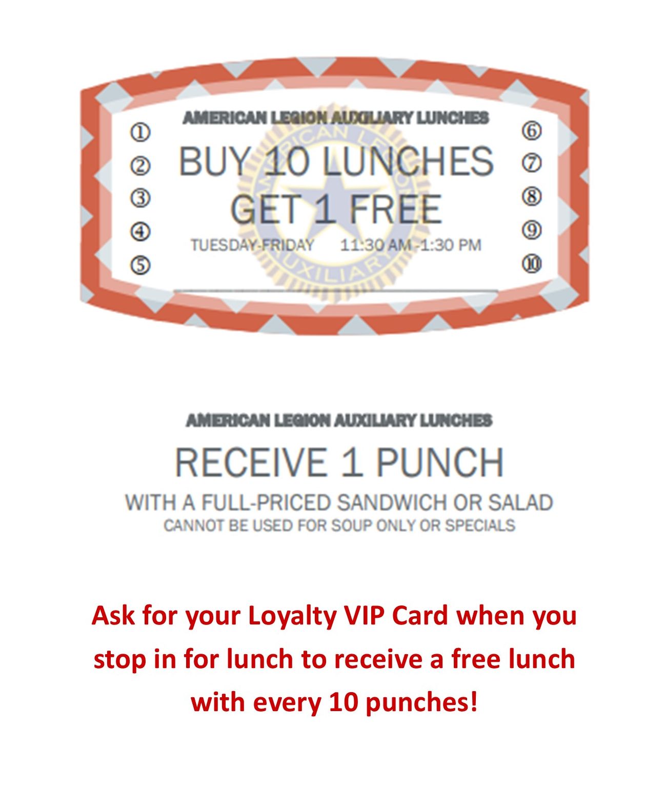 Café Legion – Tuesday-Friday from 11:30-1:30 PM – American Legion ...